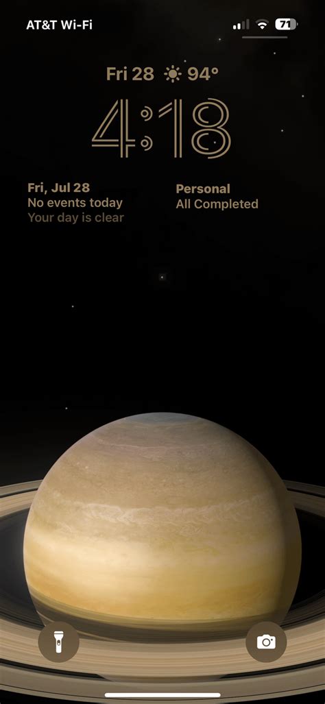 Ios 17 Db4 Astronomy Wallpaper Stuck In Home Screen State On The Lock
