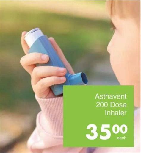 Asthavent 200 Dose Inhaler Offer At Save