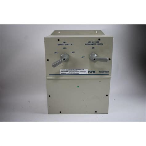 Eaton Powerware Bypass Disconnect Switch Property Room