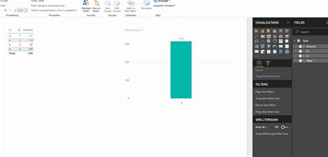 Solved How To Hide Bars When Drilling Down In The Same Vi