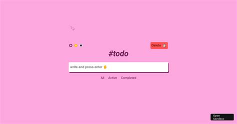 Todo Codesandbox