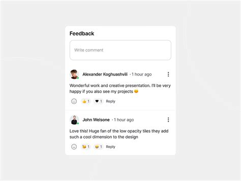 Feedback Ui Component Light Mode By Imvisual Ad On Dribbble