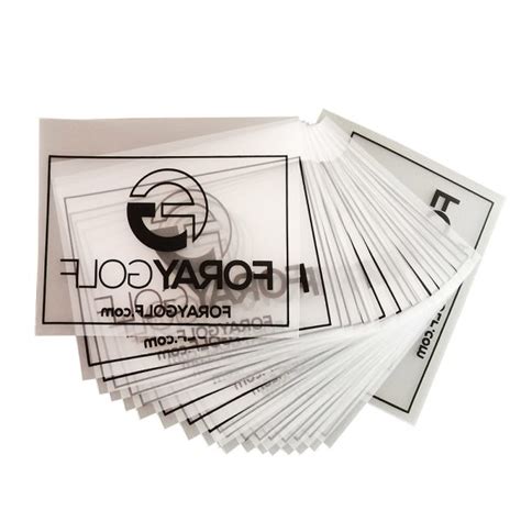 Custom Transparent Soft TPU Printed Label HeKang Garment Accessories