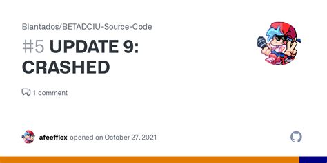update 9 crashed · issue 5 · blantados betadciu source code · github