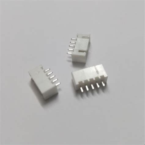 5pcs 5pin White Male Header Female Housing Jst Xh Male Header 5 Pin 2 54mm Pitch Male Connector