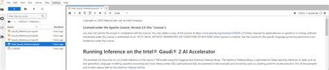 Run An Inference Use Case On The Intel® Gaudi® 2 Ai Accelerator