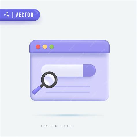 Premium Vector Search Bar Template For Website Navigation And Search