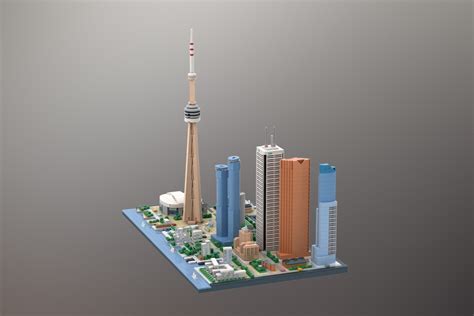 Lego Moc City Of Toronto Support The Project On Lego Ideas Already 1 000 People Have Backed