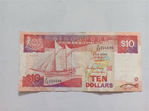 Old 10 Sgd Note Ship Series Hobbies And Toys Memorabilia