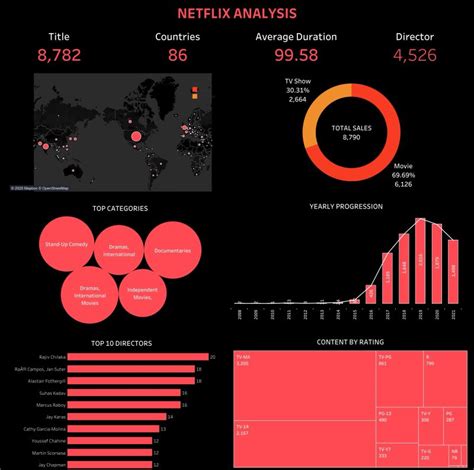Datavisualization Tableau Excel Netflix Firstproject