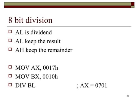 8086 Instruction Set Ppt Programming Languages Computing