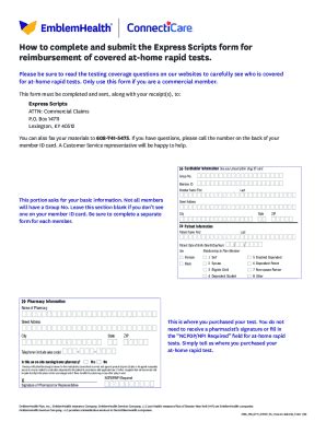 Fillable Online How To Complete And Submit The Express Scripts Form For Fax Email Print