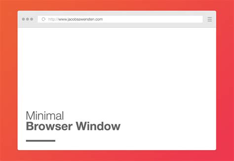 Minimal Browser Mockup Psd Freebiesbug