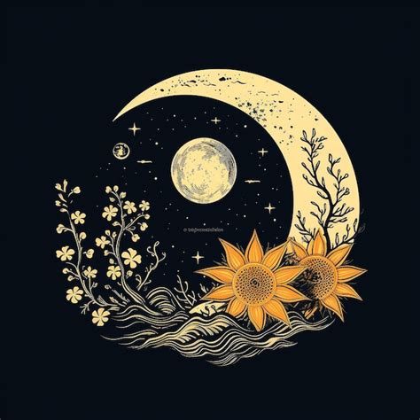 Ilustração Da Lua Vetor Premium
