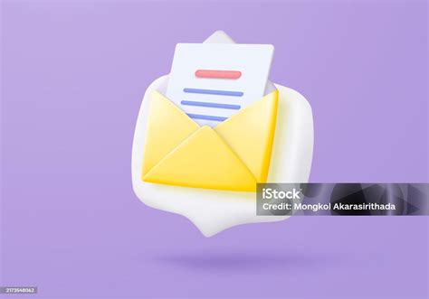 파스텔 배경에 밀착 인화가 있는 3d 메일 봉투 아이콘입니다 편지지가 있는 최소한의 이메일 편지 읽기 개념 메시지 아이콘 벡터 렌더링 그림과 3d 메일 주소 0명에 대한