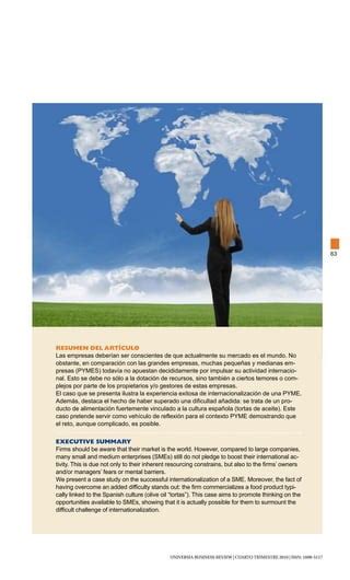 Ines rosales internacionalización de pymes de alimentación tradicional