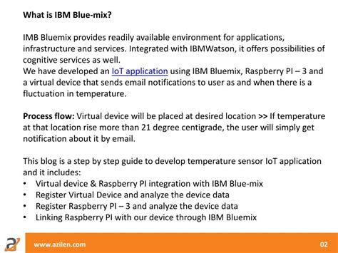 Ppt A Step By Step Guide To Develop Temperature Sensor Iot Application Using Ibm Bluemix