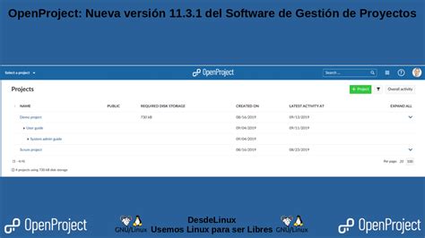 Openproject Nueva Versión 11 3 1 Del Software De Gestión De Proyectos