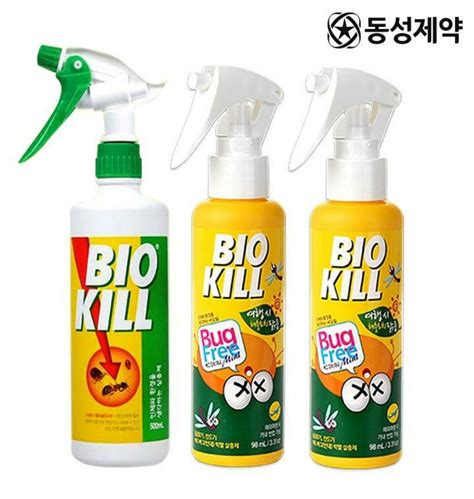 비오킬 500ml98ml 2개 바퀴벌레 개미 진드기 살충제 티몬