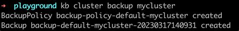 [bug] list backups display the wrong cluster status · issue 2087 · apecloud kubeblocks · github