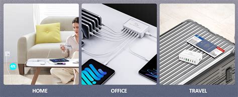 Amazon Com W Multi USB Charging Station Port USB C Fast Charging Block With Multiple W PD