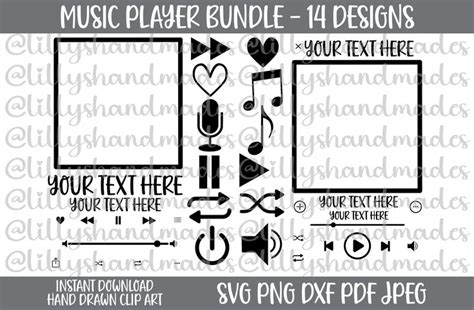 Music Player Svg Music Player Png Music Svg Audio Control Svg Song Art Svg Audio Buttons Svg