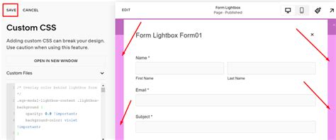 Share Form Block Lightbox Css Other Squarespace Forum