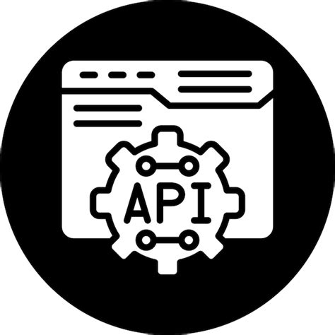 Premium Vector Api Icon Style