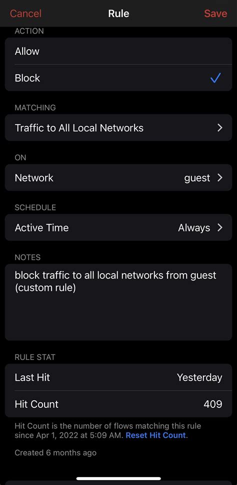 Is My Rule Setup Correctly Block Traffic To All Local Networks R Firewalla