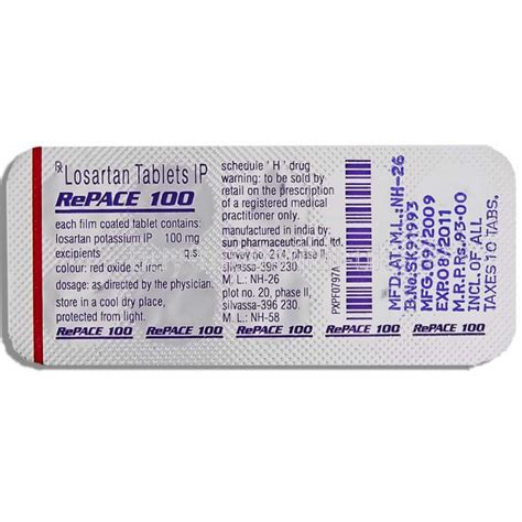 Repace 100mg Uses Dosage Prices And Reviews