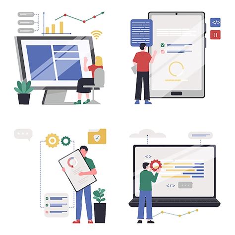 Premium Vector Multitasking Design For Illustration