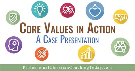 Core Values In Action A Case Presentation Professional Christian