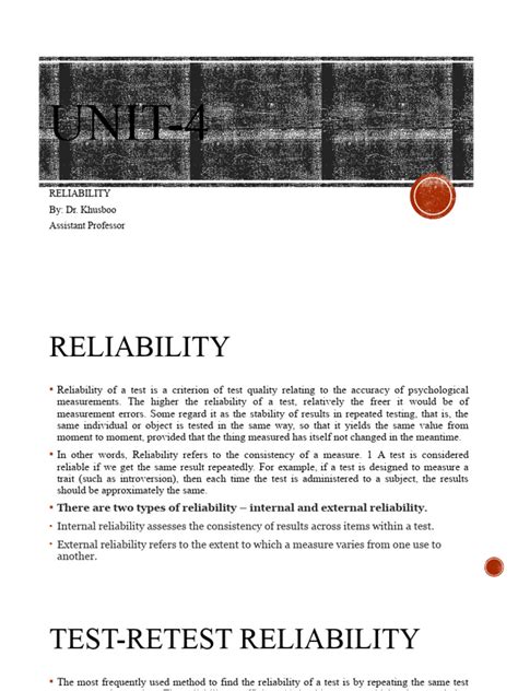 Reliability Pdf Evaluation Methods Methodology