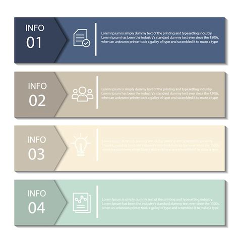 Premium Vector Abstract Elements Infographic Rectangle Shape Data Vector Template Process