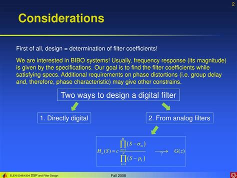 Ppt Lecture 9 Lti Iir Filter Design Analog Powerpoint Presentation Id4567046