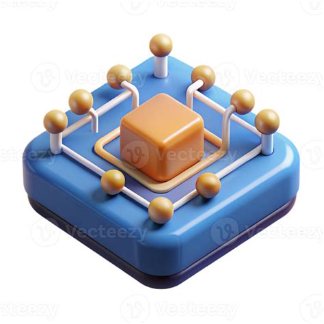 Networked Cube System Interconnectivity Visualization 56553806 Png