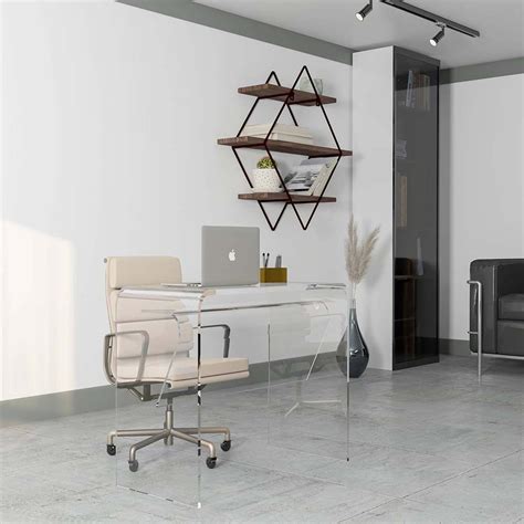 Vesta Leggera Plexiglass Desk Italian Design For Your Office