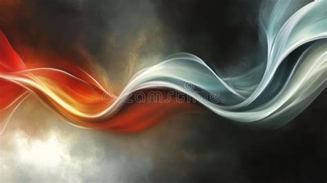 Abstract Swirling Colors Create A Dynamic And Fluid Visual Experience