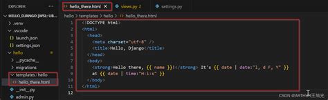 Vscode使用django 页面和渲染django渲染页面 Csdn博客