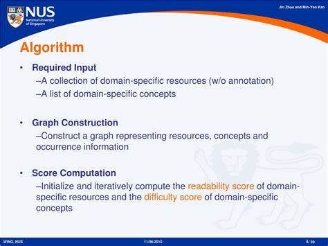 Ppt Iterative Readability Computation For Domain Specific Resources