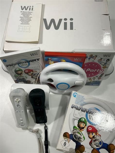 4 Nintendo Wii Console With Games 4 In Original Box Catawiki