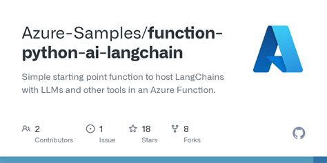 function python ai langchain azure yaml at main · azure samples function python ai langchain
