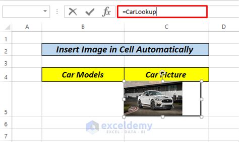 How To Insert A Picture In A Cell Automatically 3 Methods Exceldemy