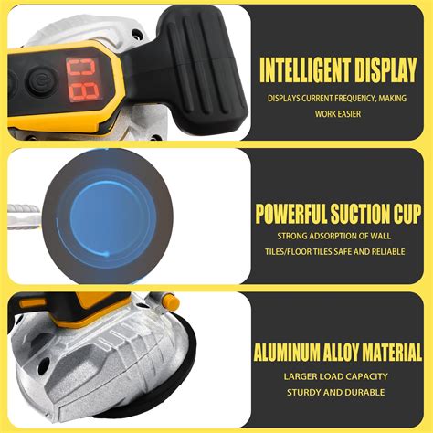 Tile Vibration Leveling Machine For Dewalt 20v Max Battery Pedony Tile Spacers