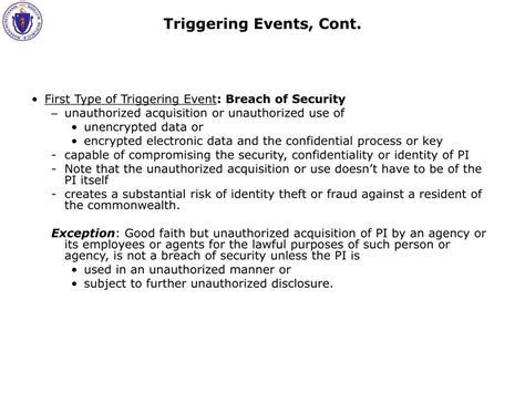 Ppt Agency Data Breach Responsibilities Mgl Ch 93h And Executive Order 504 Powerpoint