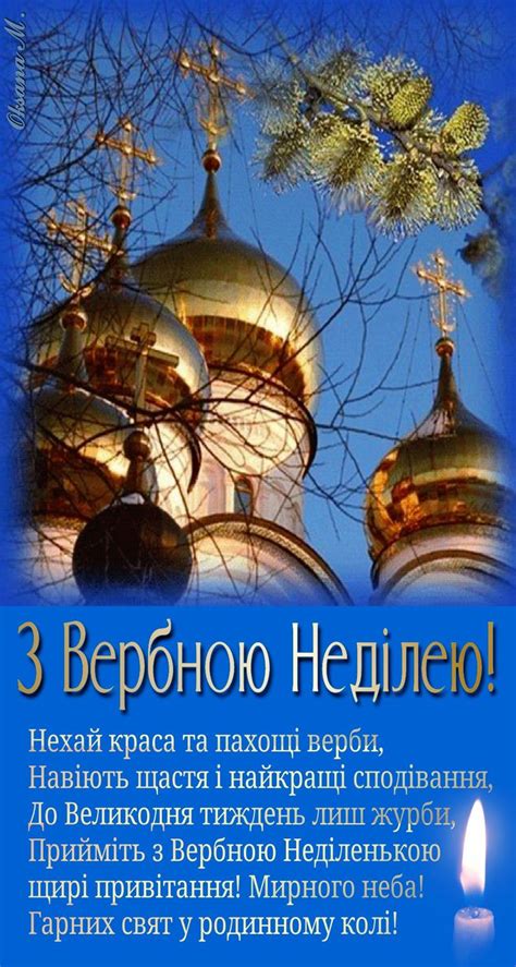 З Вербною Неділею 🕊