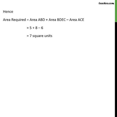 question 10 using integration find area of triangle abc