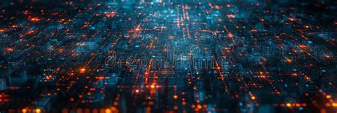 Abstract Bokeh Background With Ai Technology Representing Advanced Artificial Intelligence