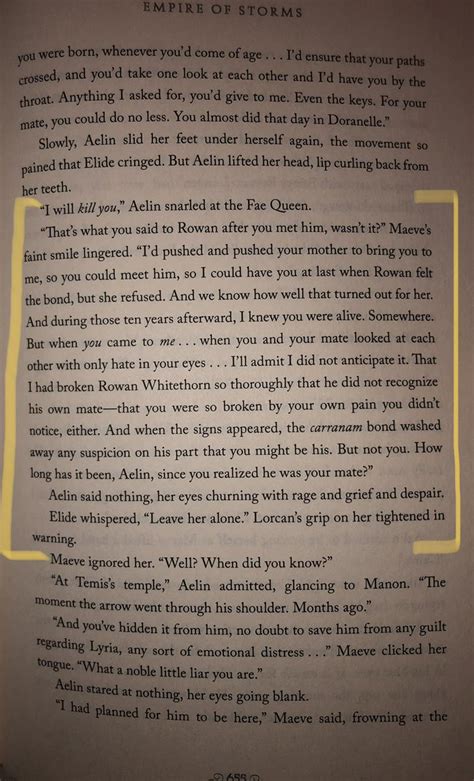 Empire Of Storms Rowan And Aelin Throne Of Glass Quotes Throne Of