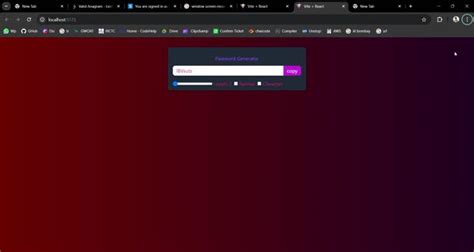 Building A Password Generator With React With Chai Aur Code Zishan Arif Posted On The Topic